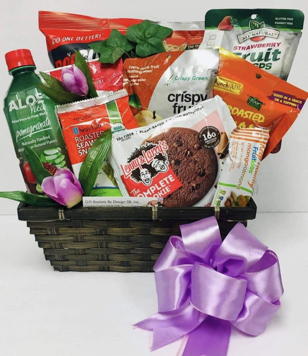 Vegan-Gluten Free Dairy Free -3 Option | Gift Baskets By Design SB, Inc.